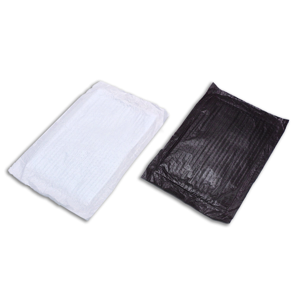 Black/White Soaker Pad - 4" x 6", 50 Gram Absorbency, 2000/Case ...